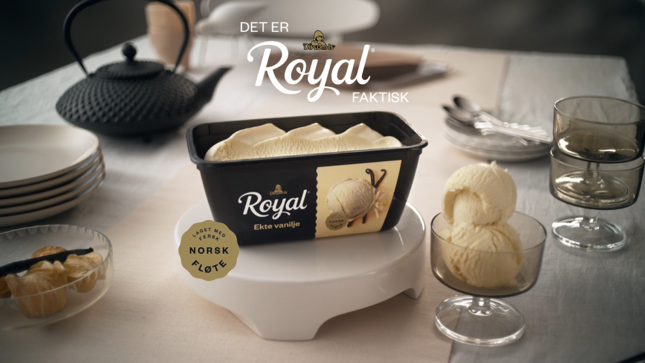 Royal til servering - Diplom-is