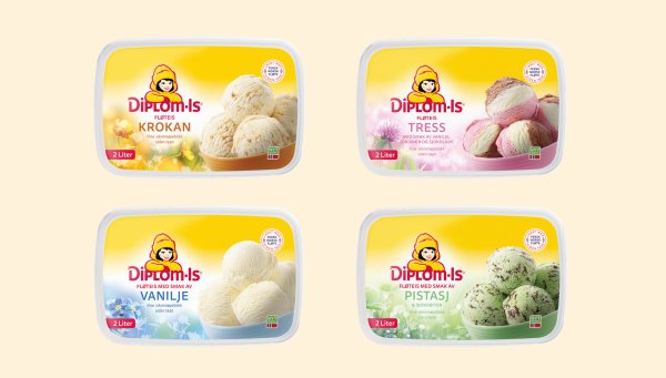 Diplom-Is | Is og oppskrifter | Hele Norges iskrem