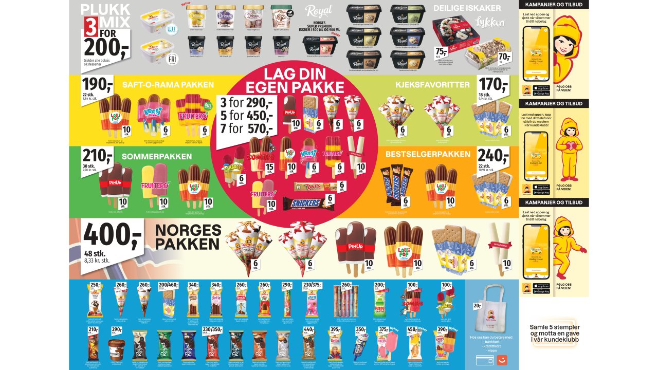 Vårt utvalg - Diplom-is