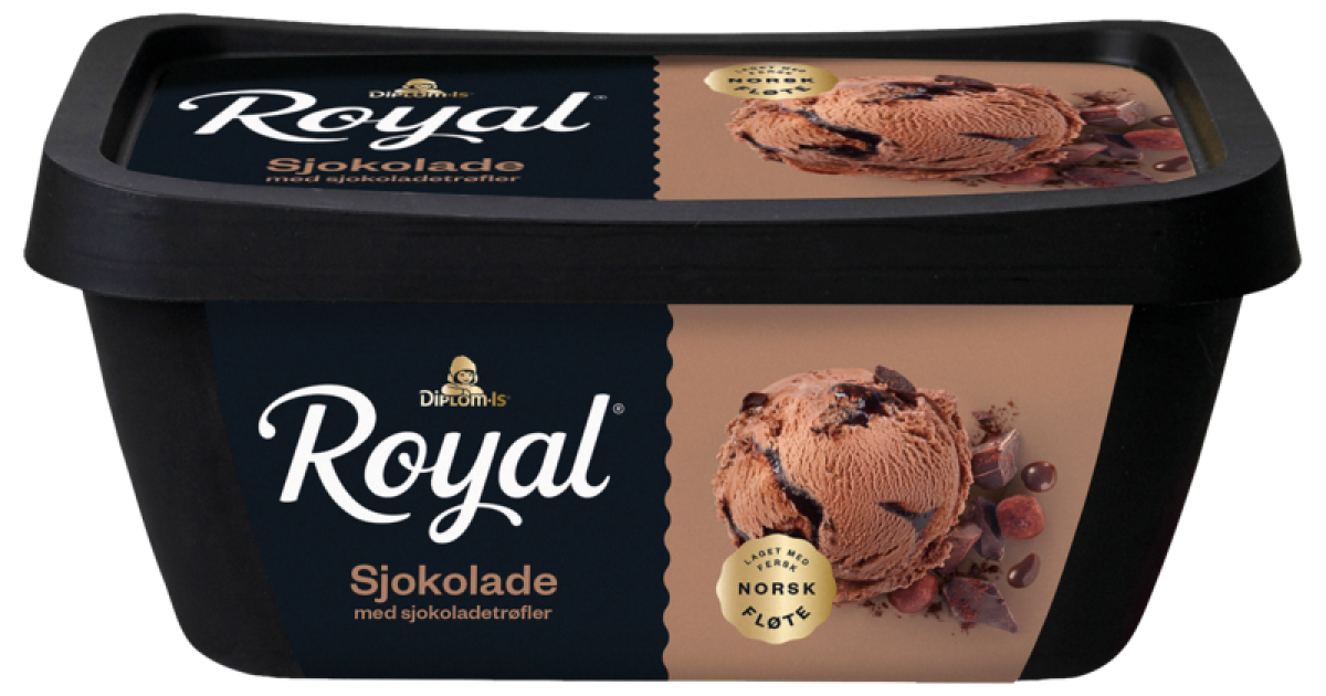 Royal Sjokolade 0,9L - Diplom-is