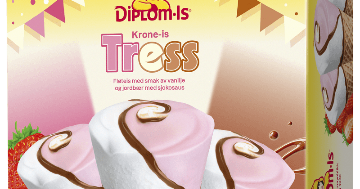 Krone-Is Tress 6 stk - Diplom-is